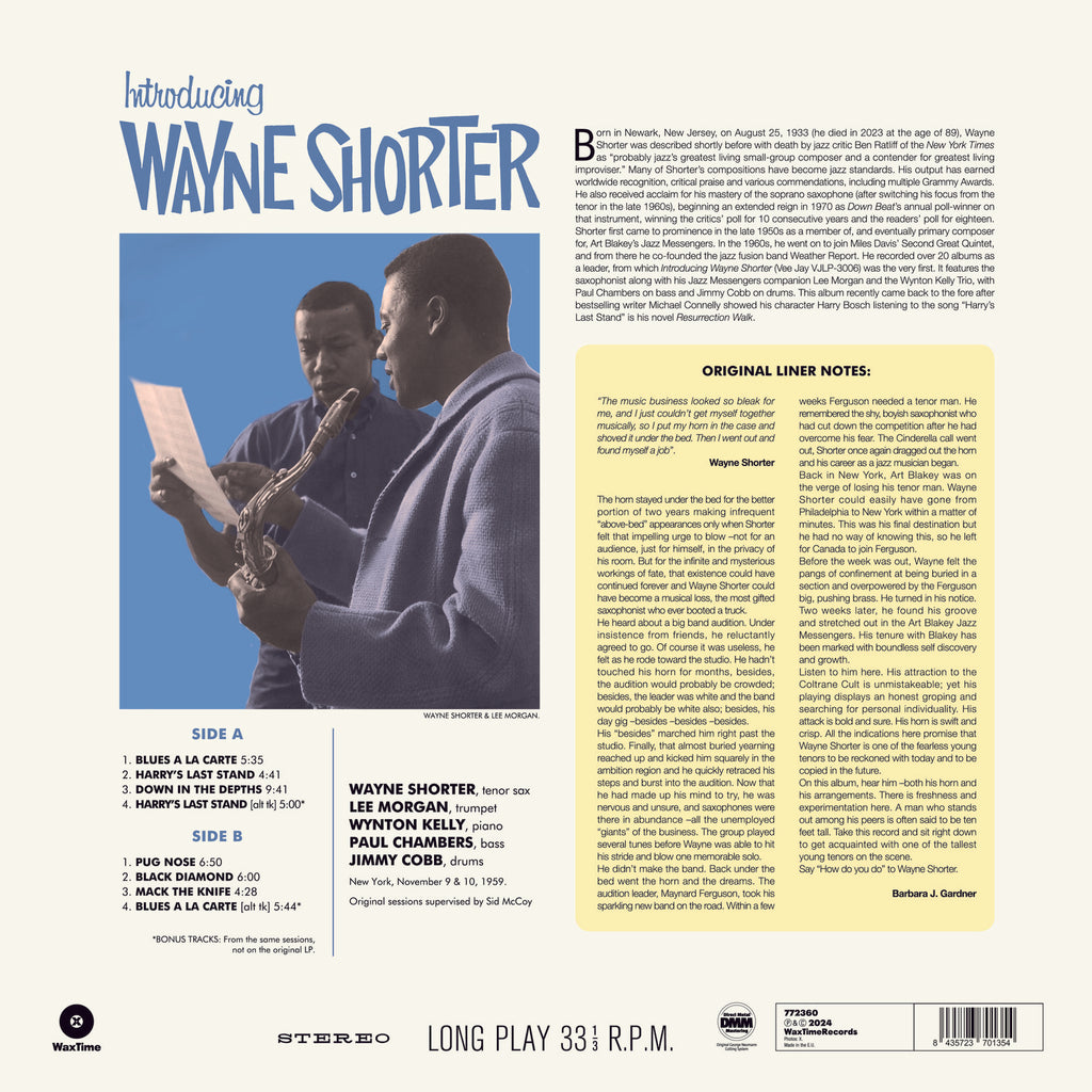Wayne Shorter: Introducing Wayne Shorter – Proper Music