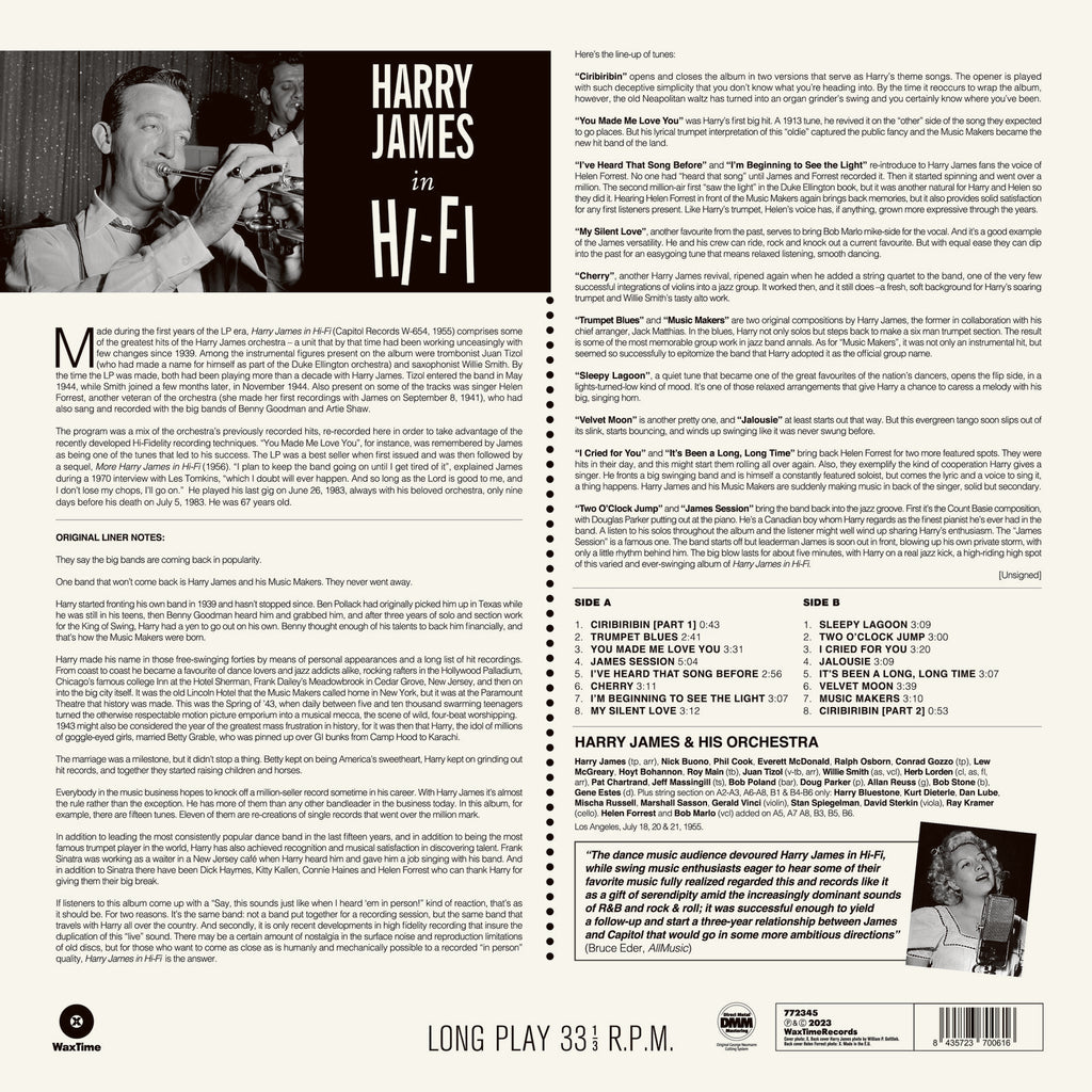 Harry James: Complete Harry James In Hi-Fi – Proper Music