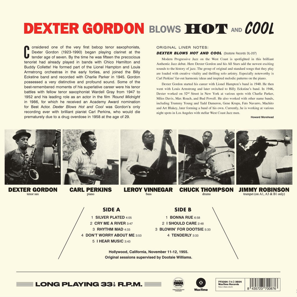 Dexter Gordon: Blows Hot And Cool – Proper Music