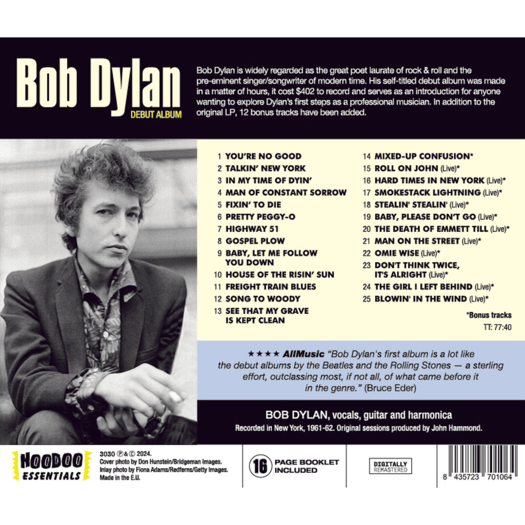 Bob Dylan: Debut Album – Proper Music