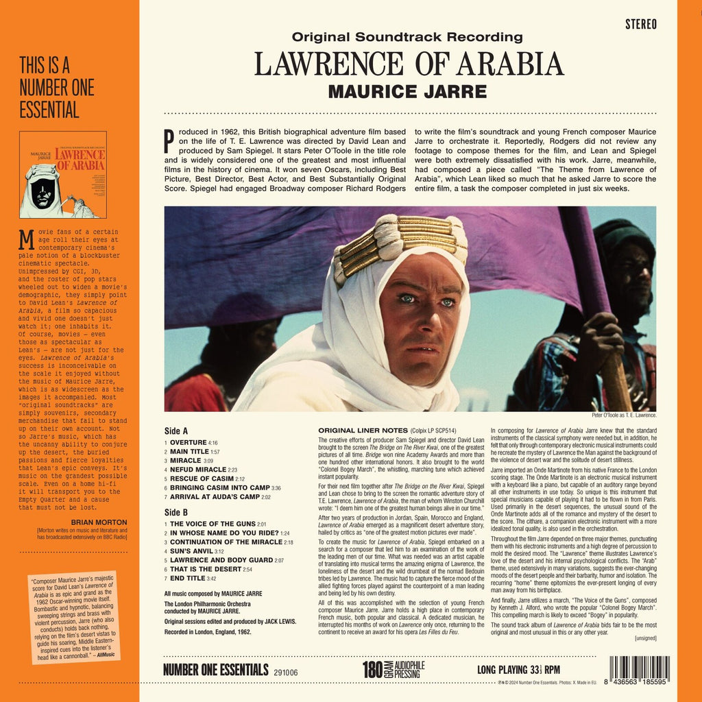 Maurice Jarre: Lawrence Of Arabia - OST – Proper Music