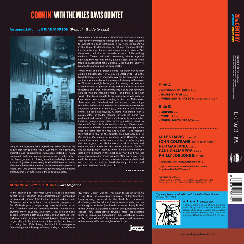 Miles Davis: Cookin' With the Miles Davis Quintet – Proper Music