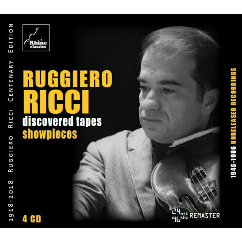Ruggiero Ricci: Discovered Tapes - Showpieces – Proper Music