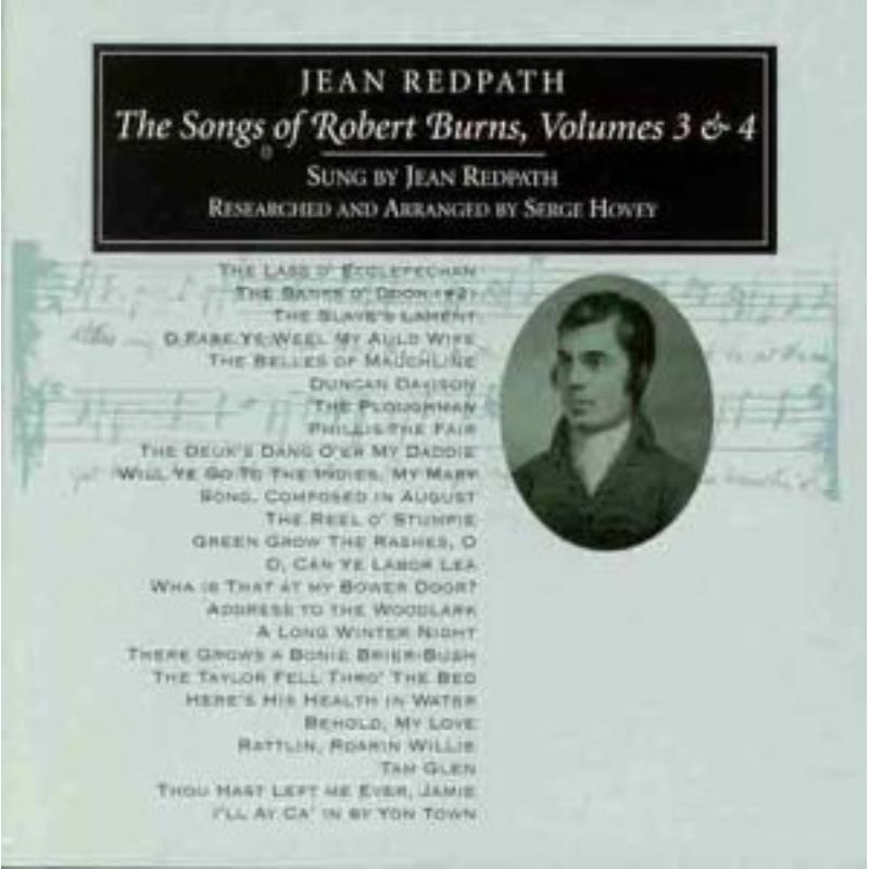 Jean Redpath: Songs Of Robert Burns Volumes 3 & 4 – Proper Music